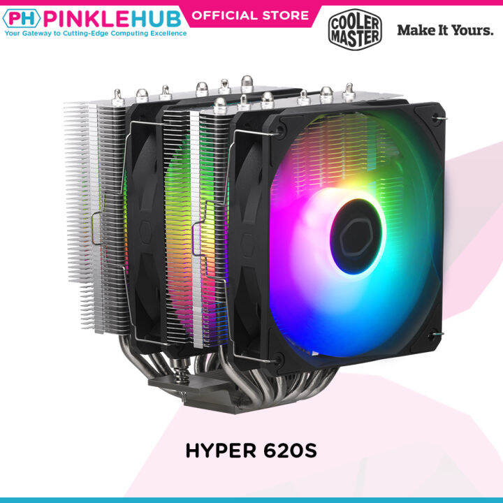 PinkleHub | Cooler Master HYPER 620S Dual Tower Cpu Air Cooler (RR-D6NA-17PA-R1) | Lazada PH