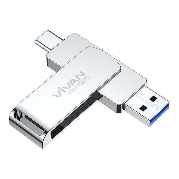Flash Disk Dual Drive VIVAN VOC164 USB and Type-C Original | Lazada ...