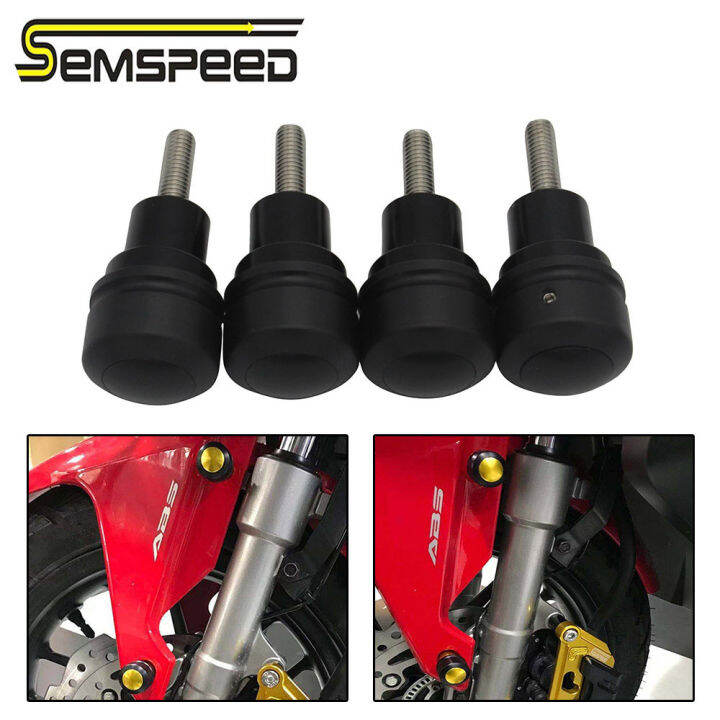 SEMSPEED Motorcycle M6 Front Fender Slider Fork Screws Bolts Decoration ...