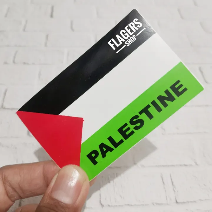 Stiker Palestina / Palestine / Stiker Bendera Negara / Flag Sticker ...