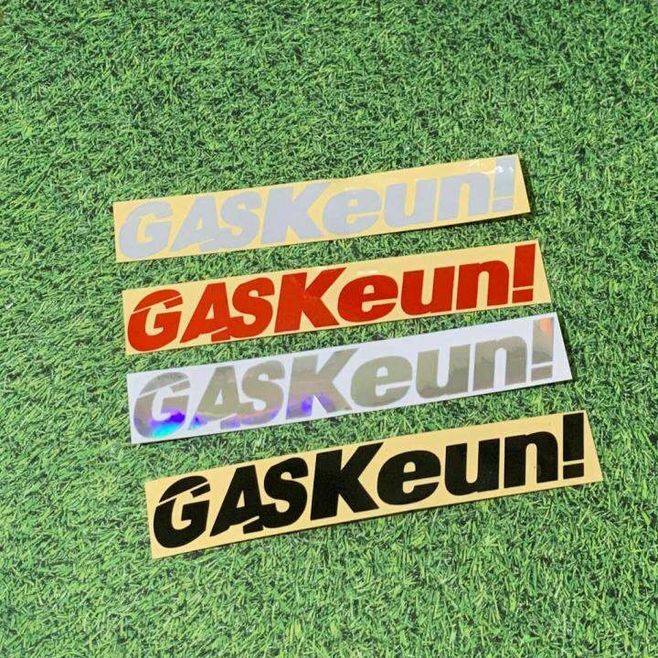 Sticker Cutting Gas Keun! Motor dan Mobil Keren dan Murah | Lazada ...