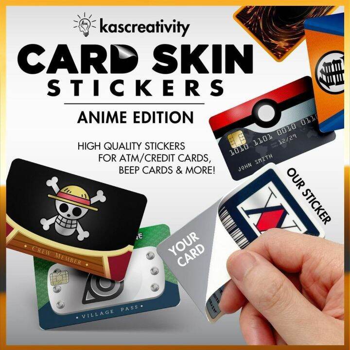 Anime Card Stickers (for Beep Loyalty ATM Credit Debit Cards) | Lazada PH