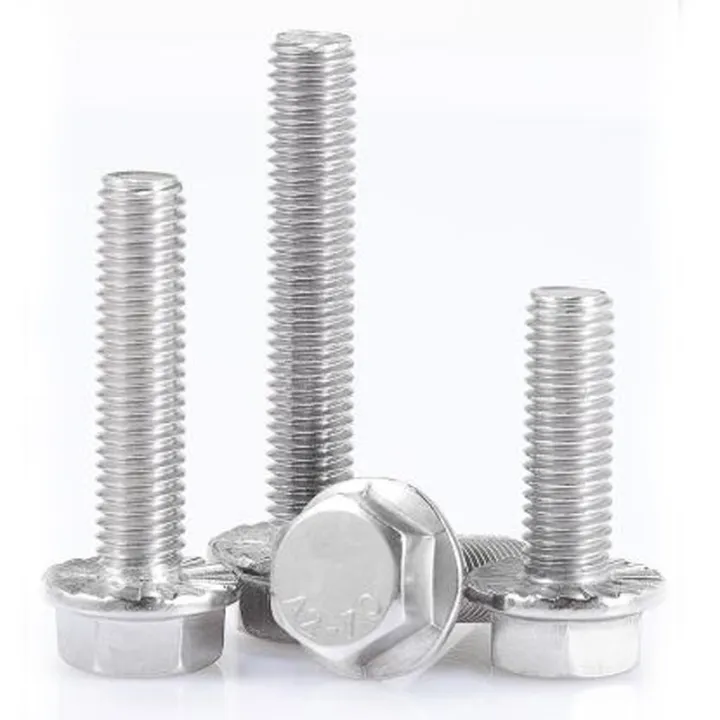 GB5789 M4 M5 M6 M8 Stainless Steel 304 Flange Outer Hexagon Screw With ...