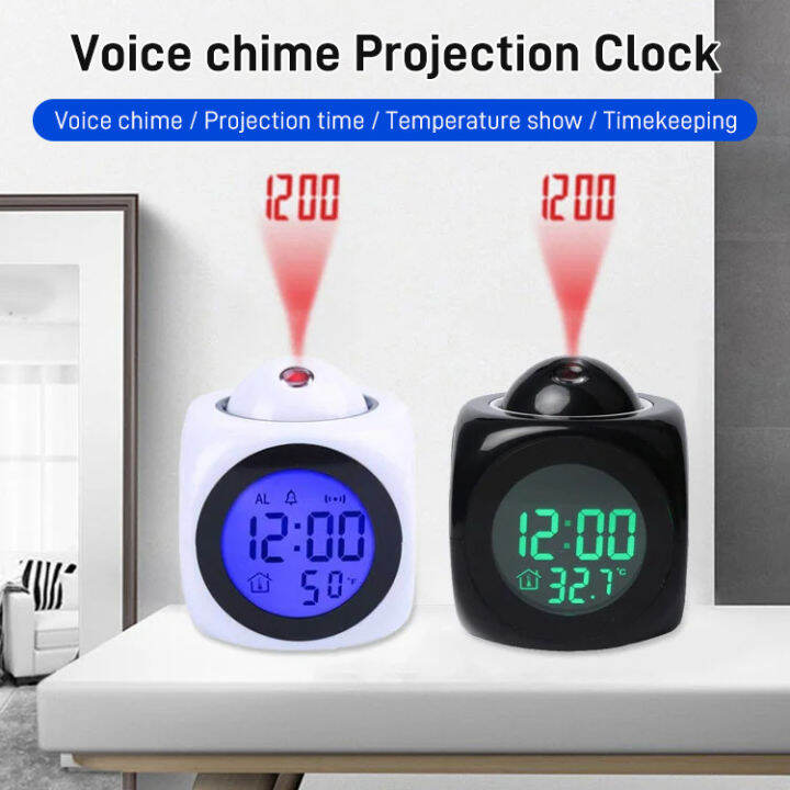 WingTiger Hot Sale TF creative projection smart alarm clock | Lazada PH