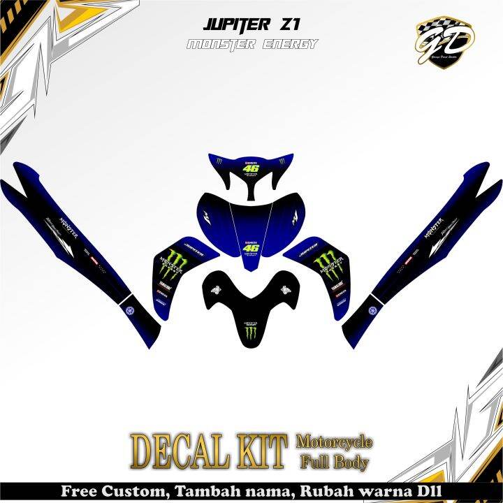 Decal Jupiter Z1 Full Body Sticker Jupiter Z1 Full Body Monster Energy ...