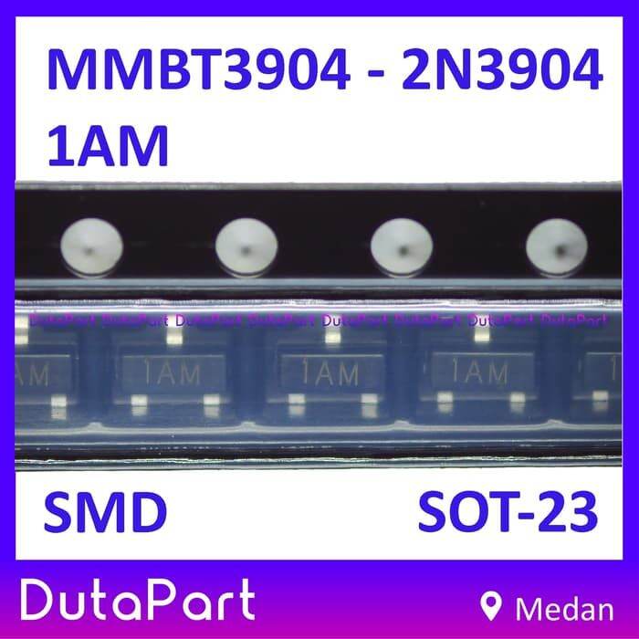 100 PCS MMBT3904 3904 2N3904 1AM 40V 200mA SMD NPN Transistor SOT-23 | Lazada Indonesia
