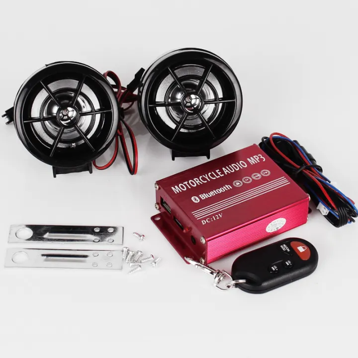 2.5 Inches 12V Anti-Theft Motorcycle Bluetooth Speaker, Moto Motorcycle ...