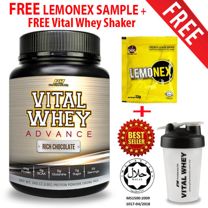 Protein Halal- Vital Whey Advance 1kg, Whey Isolate With 24g Protein ...