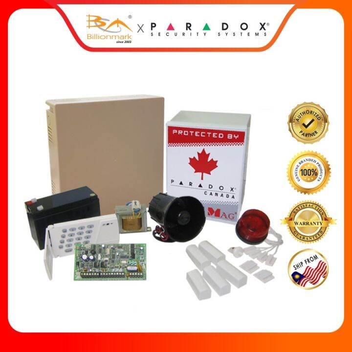 Paradox SP5500 Package 5 Zone Alarm Package Set SP Spectra Series ...