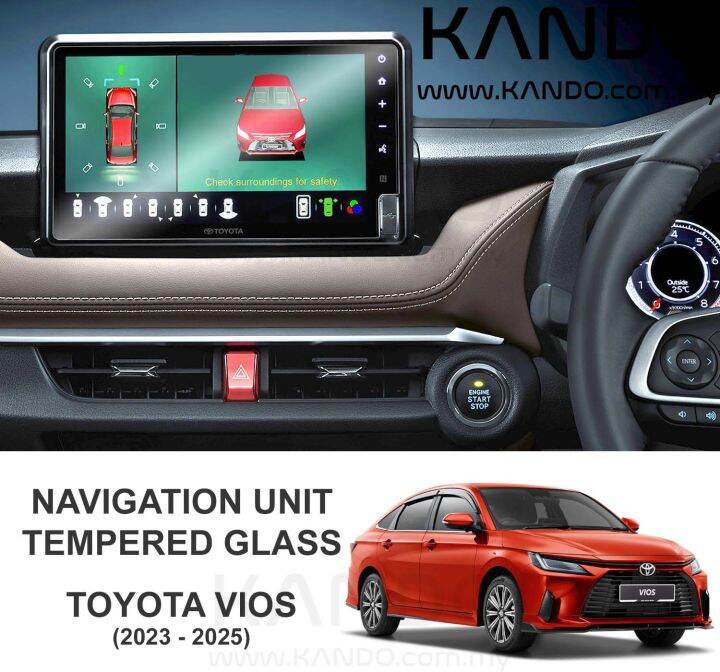 Toyota Vios Tempered Glass Protector Toyota Vios Screen Protector ...