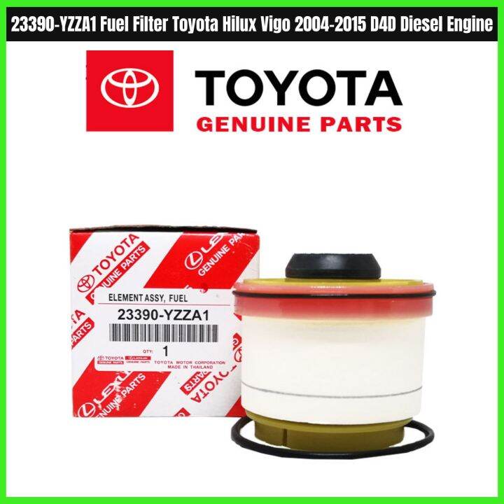 23390-YZZA1 Fuel Filter Toyota Hilux Vigo 2004-2015 D4D Diesel Engine ...