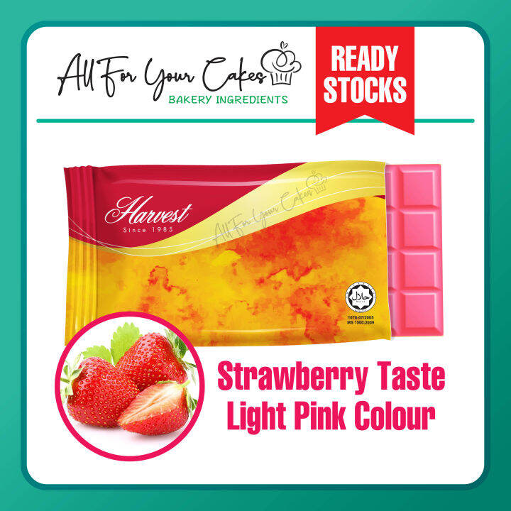 Strawberry Flavoured Chocolate Compound 1Kg Perisa Strawberi Coklat 1kg ...