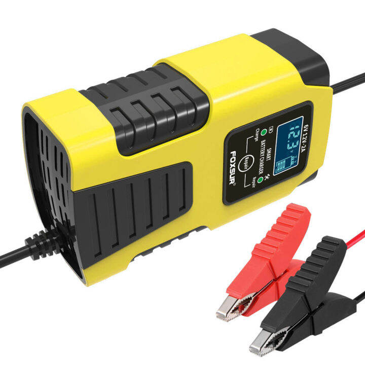 Car B-Attery เครื่องชาร์จ12V/2A 24V/2A Full สมาร์ทอัตโนมัติแบตเตอรี่ ...