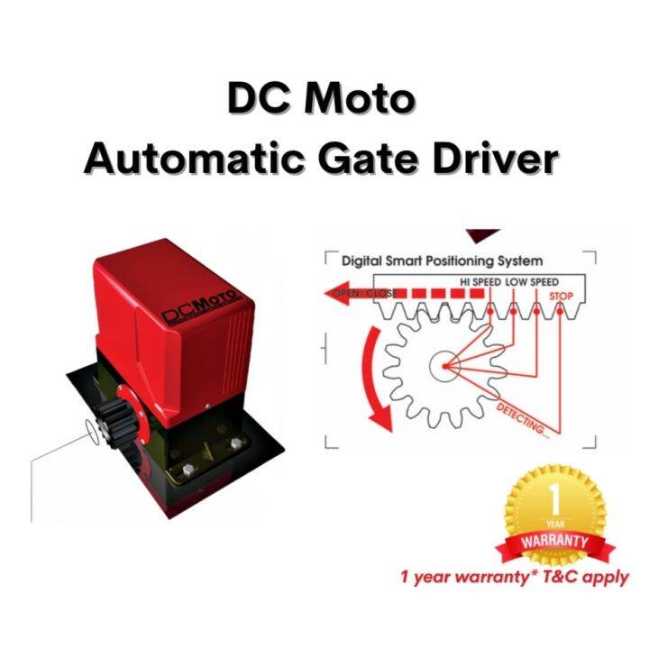 MOTOR only DC MOTO Automatic Gate Driver for sliding gate type | Lazada