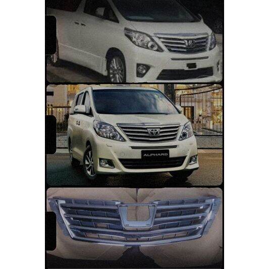 *ORIGINAL TOYOTA GGH20, ANH20 ALPHARD FRONT GRILLE/ SALONG DEPAN | Lazada