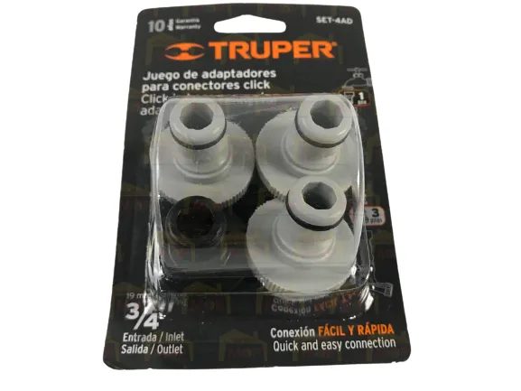TRUPER 12730 ชุดข้อต่อ 4 ชิ้น (SET-4AD) | Lazada.co.th