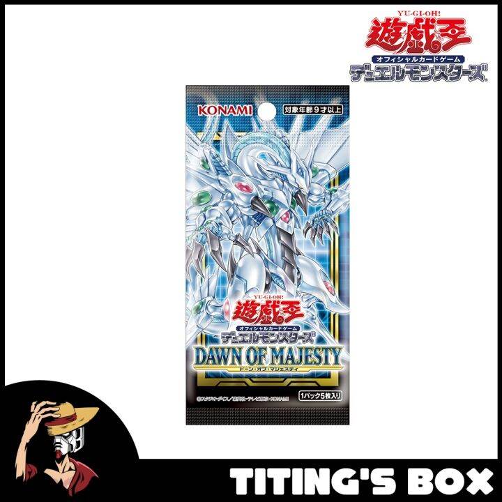 [JP] Yu-Gi-Oh! OCG Dawn of Majesty Sealed Booster Pack (1 Pack Yugioh) | Lazada PH