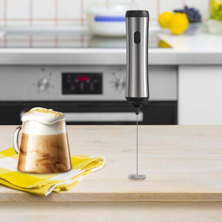 เครื่องทำฟองกาแฟสำหรับผสมช็อกโกแลตร้อนเครื่องตีครีมเครื่องตีนมไฟฟ้า USB ...