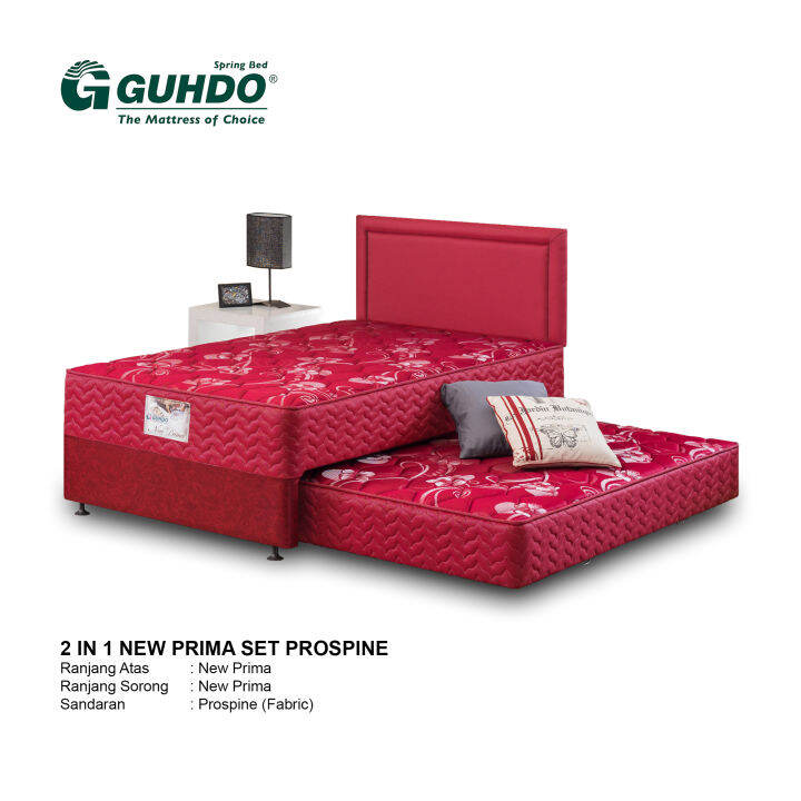 Kasur Guhdo New Prima 2in1 Springbed Size 90 x 200 HB Prospine Fullset ...