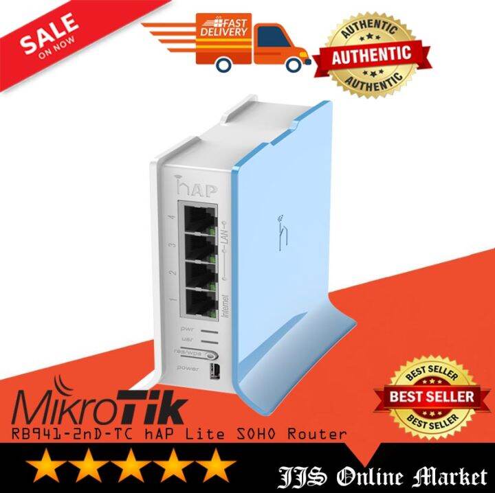 ORIGINAL Mikrotik RB941-2nD-TC hAP Lite SOHO Router haplite | bandwidth ...