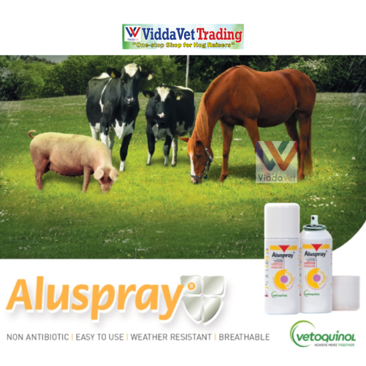 Viddavet France Aluspray 210ml wound spray for animals | Lazada PH