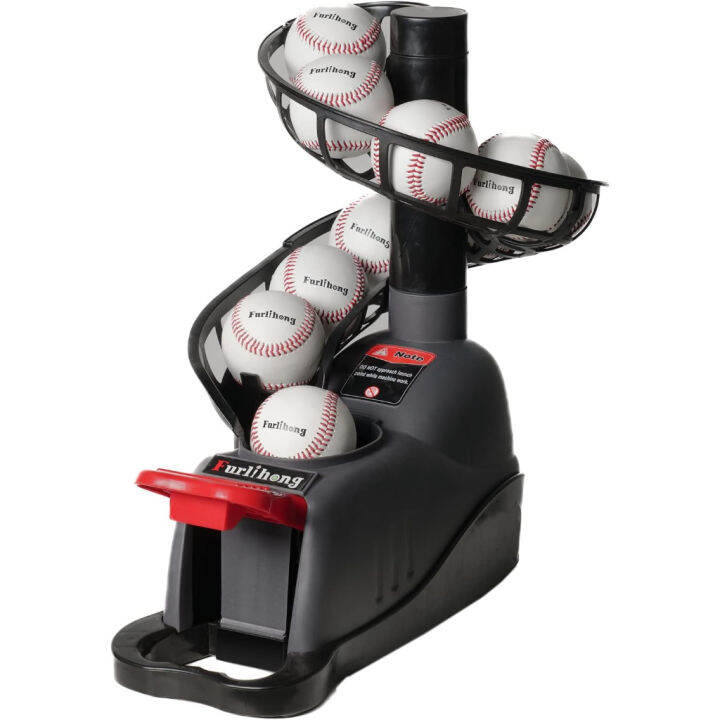 Baseball Soft Toss Machine, Angle Adjustable, Step On Paddle and ...