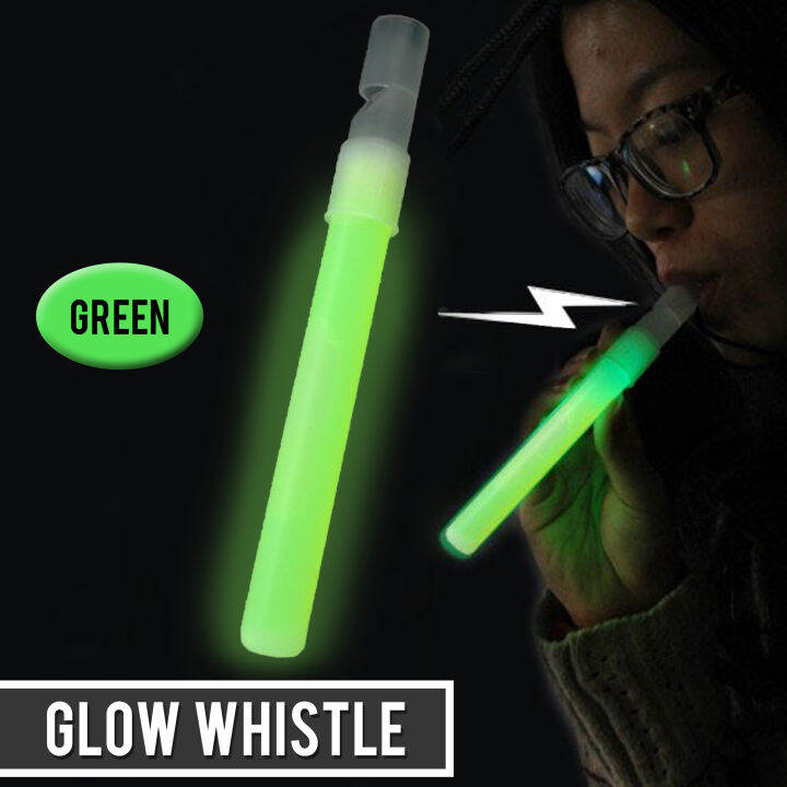 Non Toxic Green Glow Whistle Stick | Lazada PH