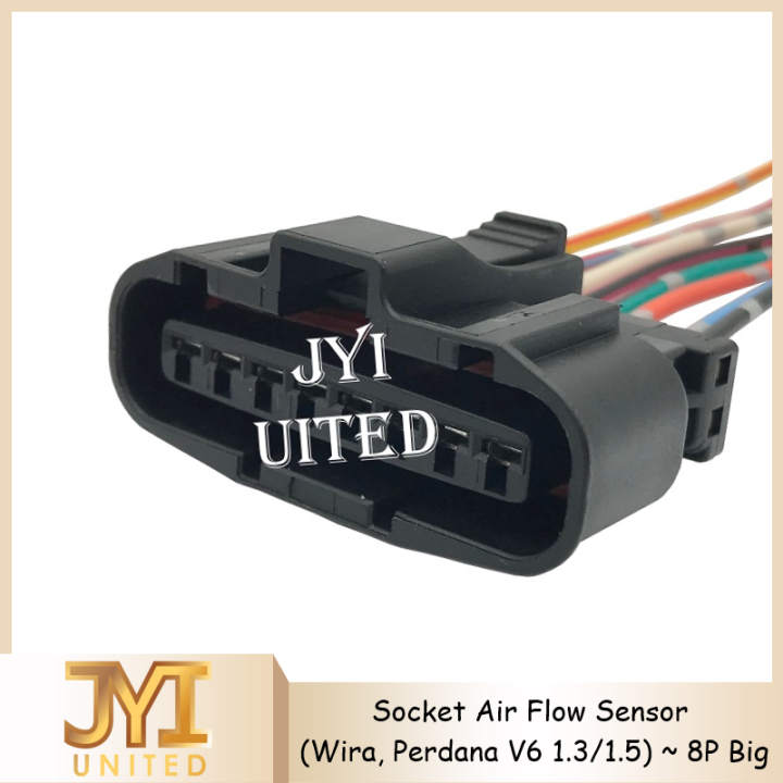 Proton Wira / Perdana V6 1.3/1.5 Socket Air Flow Sensor 8 PIN BIG ...