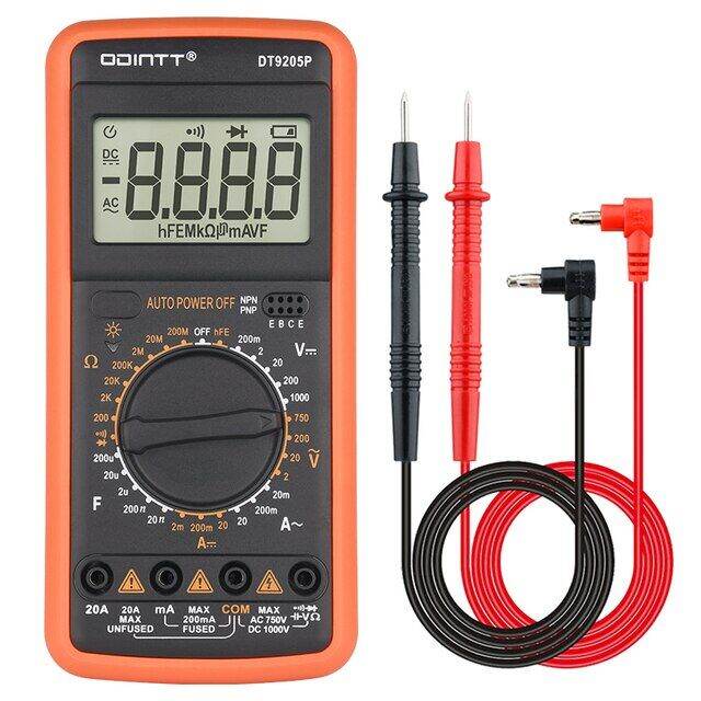 Professional Digital Multimeter 1000v 10a Ac Dc Manual Range Voltage ...