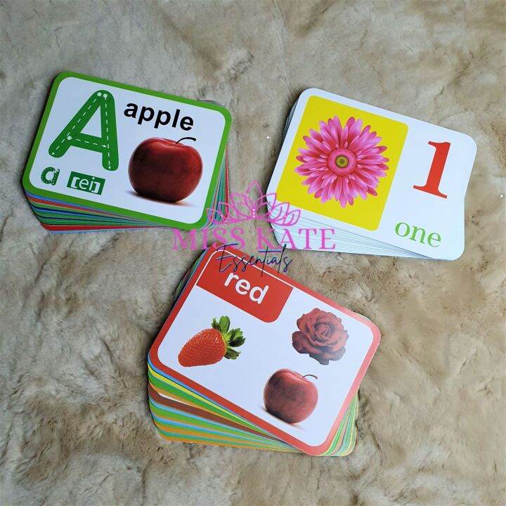 FLASH CARD FOR KIDS (ABC , COLORS & SHAPES , NUMBERS, TRANSPORTATION ...
