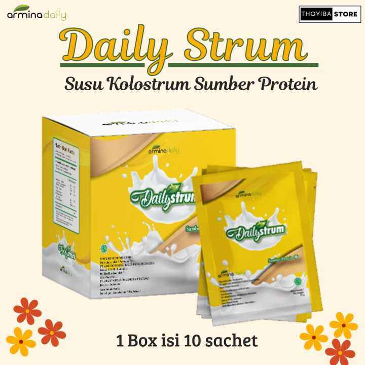 Daily Strum - Susu Kolostrum Keluarga 1 Box Isi 10sachet | Lazada Indonesia