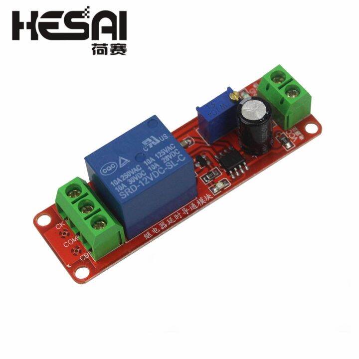 DC 12V Timer Delay Relay Shield Module NE555 Timer Switch Adjustable Controller Module 0 to 10 ...