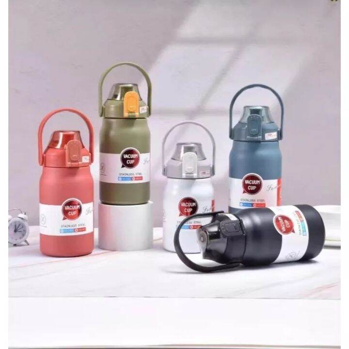 Insulated Vacuum Tumbler Stainless Steel Thermos Sport Water Bottle ...