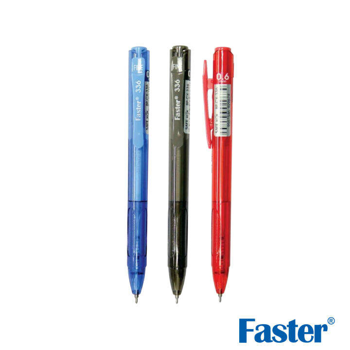 Faster Ballpen Safe Click Retractable 0.6mm CX336 | Lazada PH