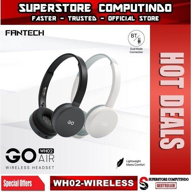 Fantech WH02 GO Air Bluetooth 5.0 Wireless Headphone Dual Connection ...
