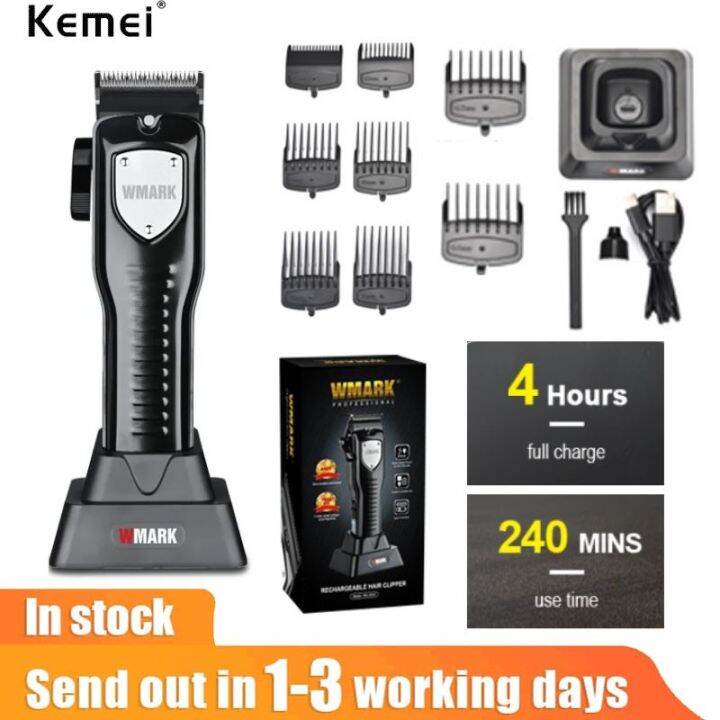 Kemei Cordless Hair Clipper NG-2042 Electric Hair Clipper 2000mAh ...