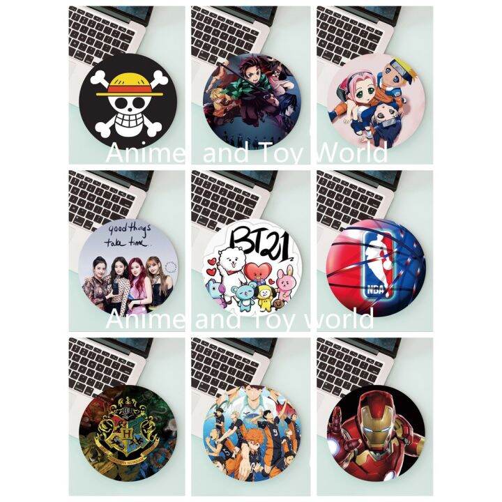 Mouse Pad Round Style 20CM×20CM Mouse pad Kpop Deco kit,Butter,One ...