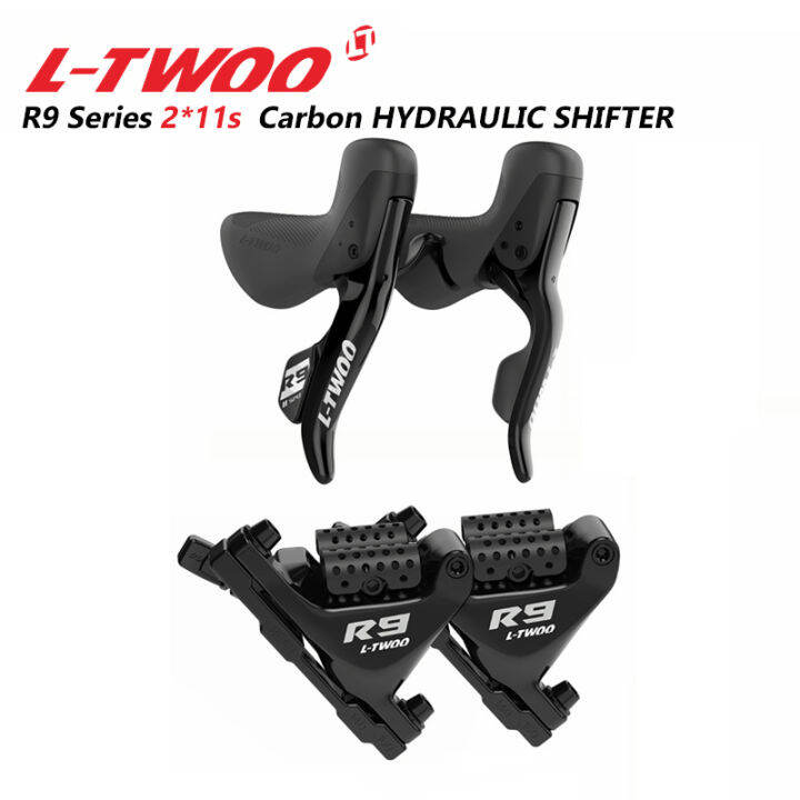 LTWOO R9 Disc Series 2x11s Carbon Hydraulic Shifter Hydraulic Caliper ...