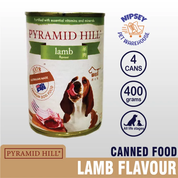 Pyramid Hill Lamb Premium Wet Dog Food in Can 400g SET OF 4 | Lazada PH