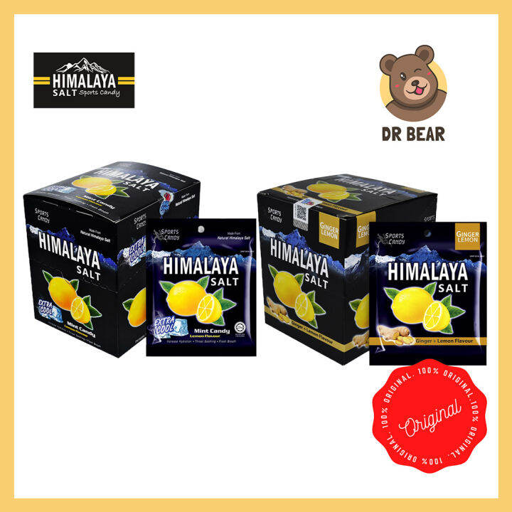 Himalaya Salt Sports Candy 15g x 12Packs (Original/Ginger) 1 Box | Lazada