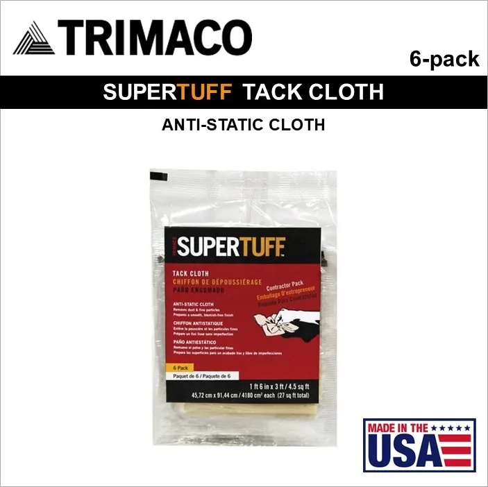 Trimaco SUPERTUFF Tack Cloth, 6-pack | Lazada PH