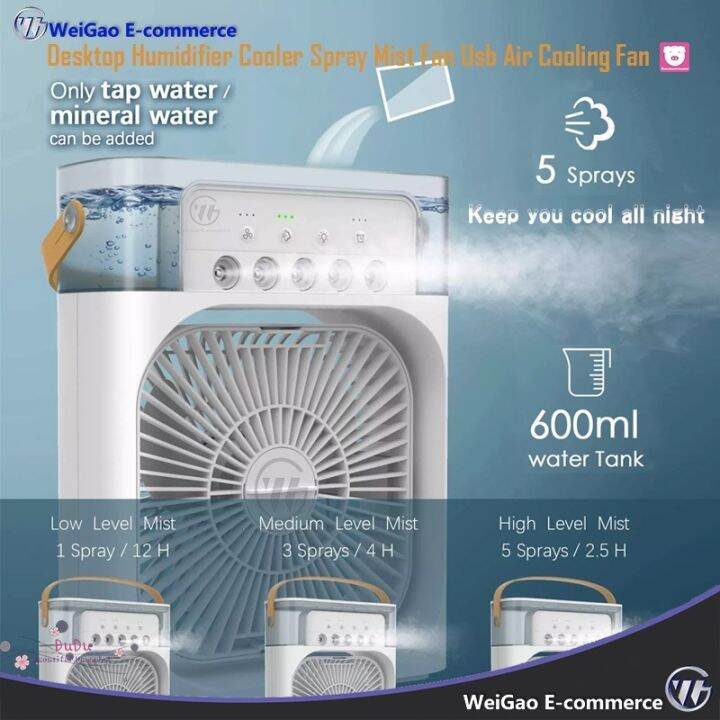Desktop Humidifier Spray Usb Cooling with 7 | Lazada PH