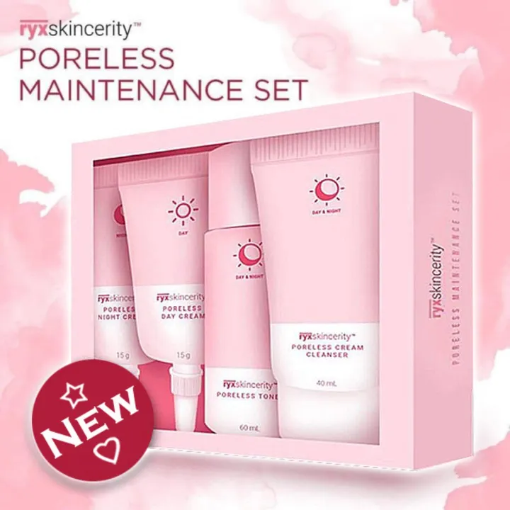 Ryx Poreless Maintenance Set by RYX Skincerity AUTHENTIC - 1 Set ...
