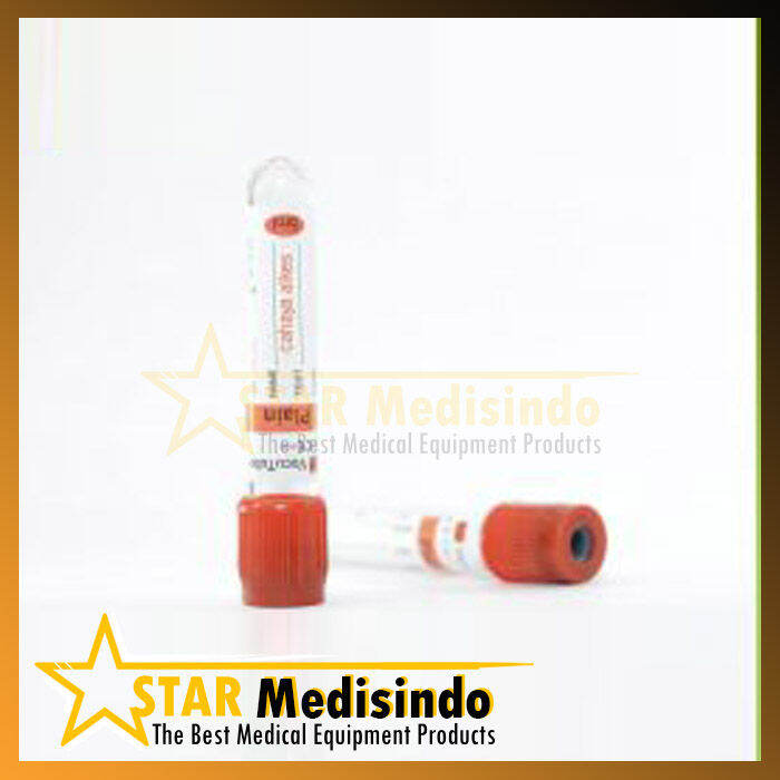 tabung Vacutainer Plain 5ml Tutup Merah Merk GP | Tab Plain 5 ml GP ...