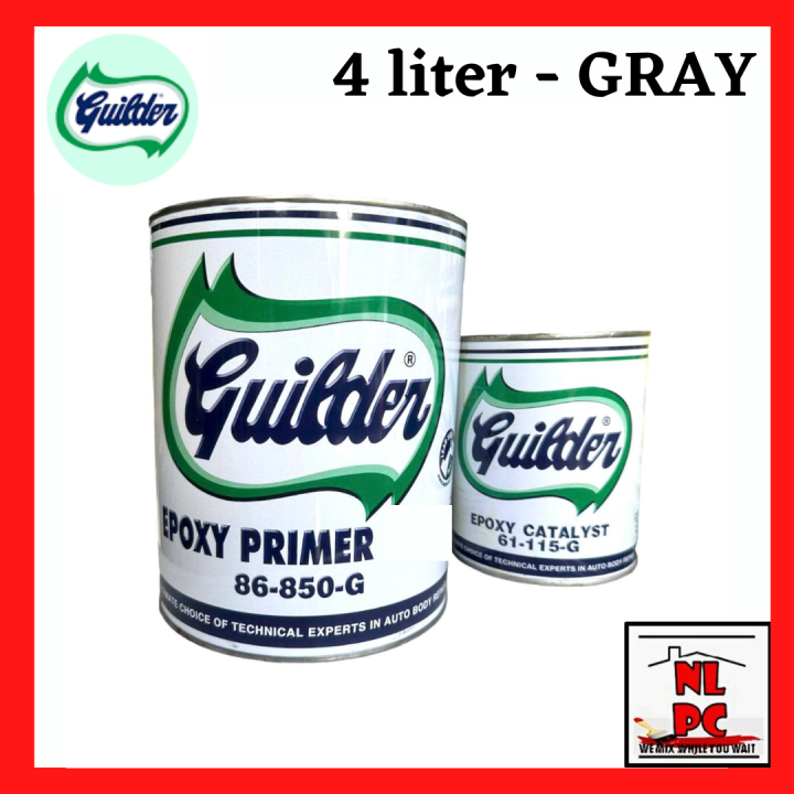 GUILDER Epoxy Primer Gray w/ Catalyst | Lazada PH