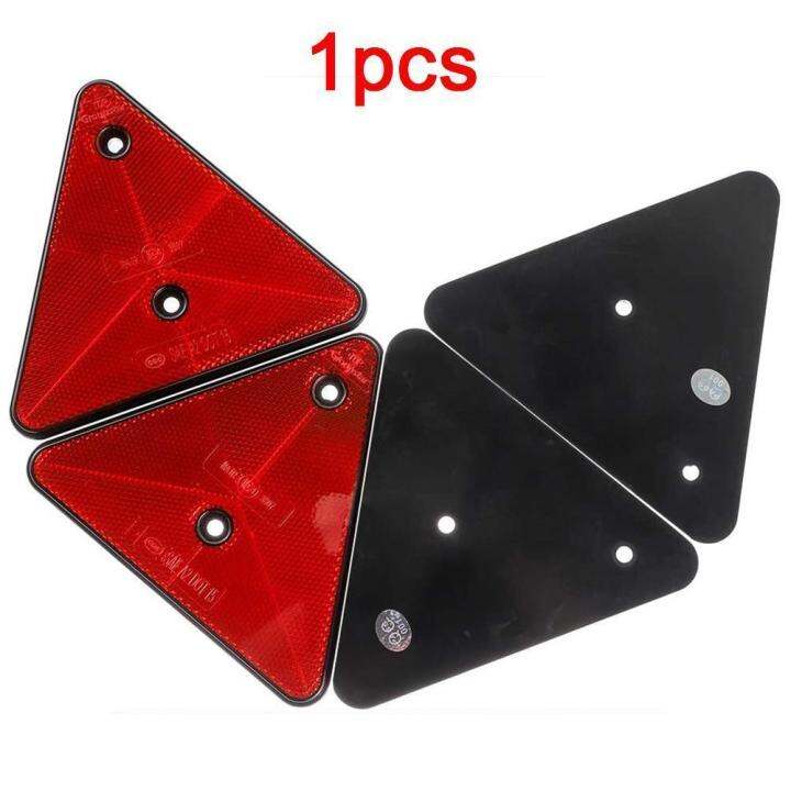 【CW】Triangle Reflector Red Reflective Triangular Safety Warning ...