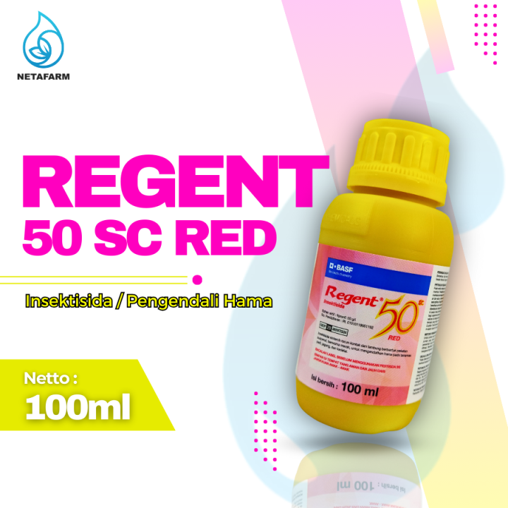 Pestisida Insektisida Fipronil BASF REGENT 50 SC RED - 100ml | Lazada ...