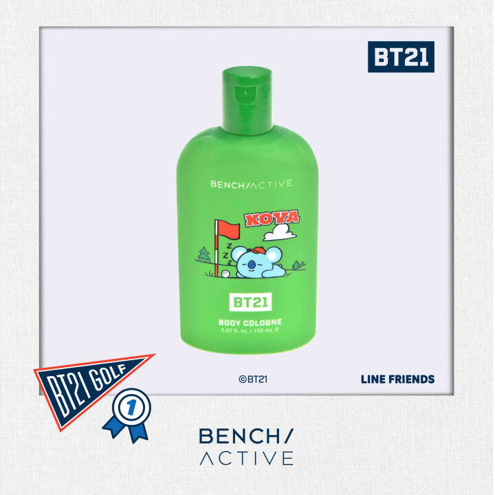 BENCH- CQB0150 Bench Active BT21 150ml Body Cologne | Lazada PH