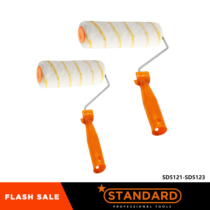 Standard® Paint Roller Brush 4" 7" 9" Paint Brush Set Professional ...