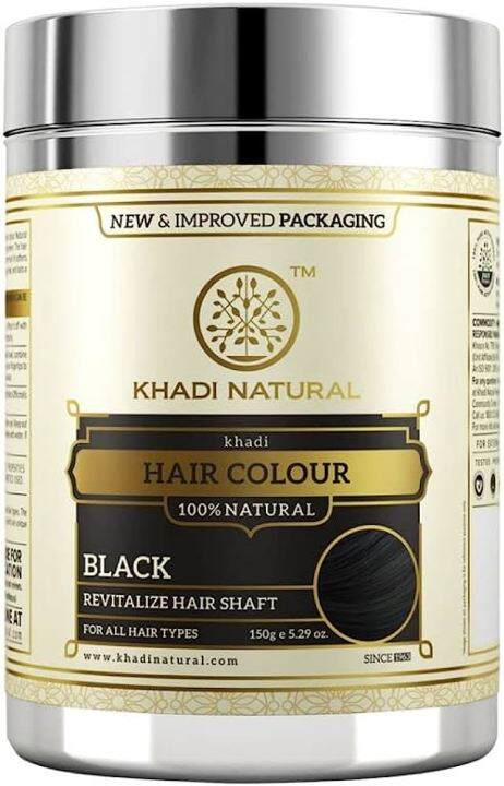 Khadi Natural Herbal Hair Colour Black-150 g | Lazada
